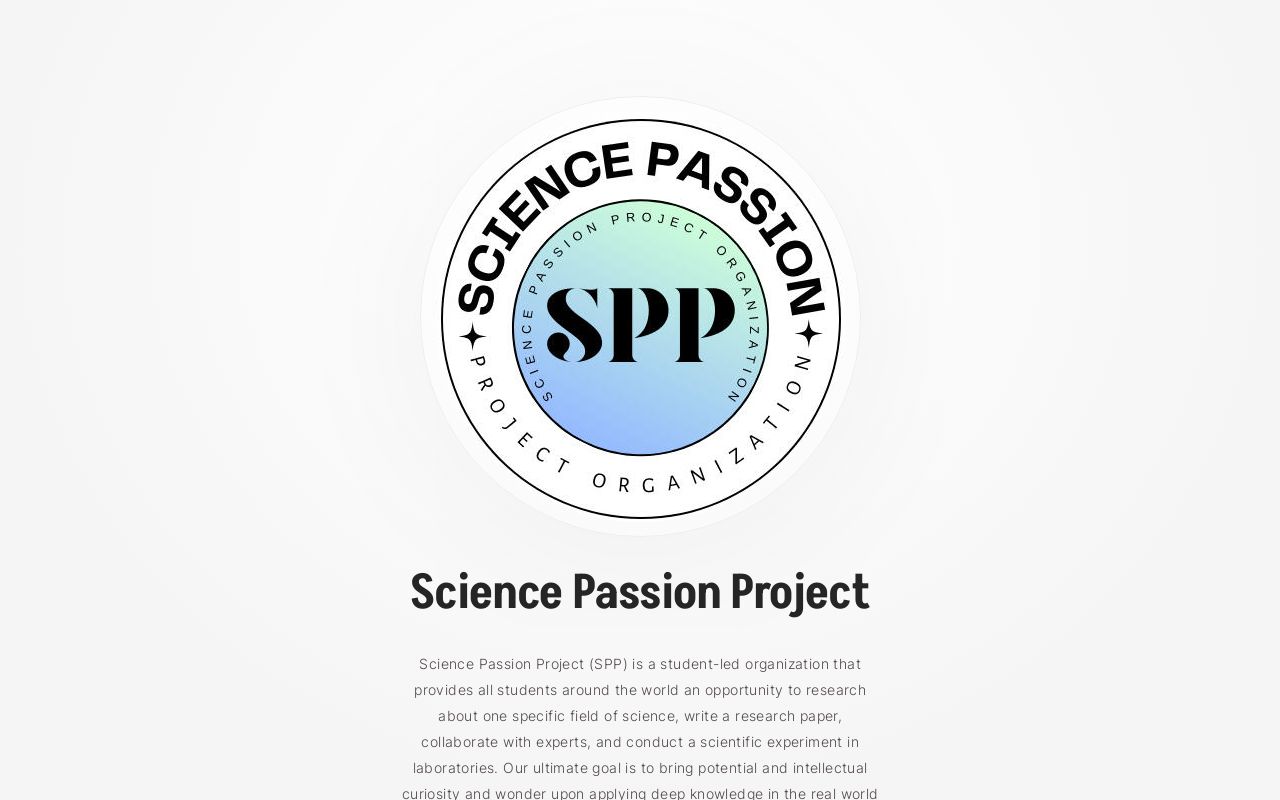 Science Passion Project